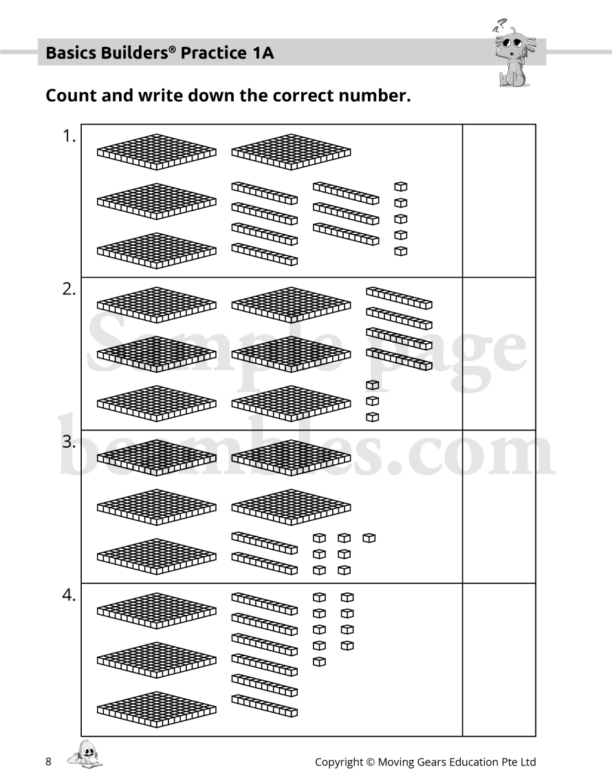 Basics Builders Mathematics Step By Step Practice For Second Grade Grade 2 Primary 2 Book 1