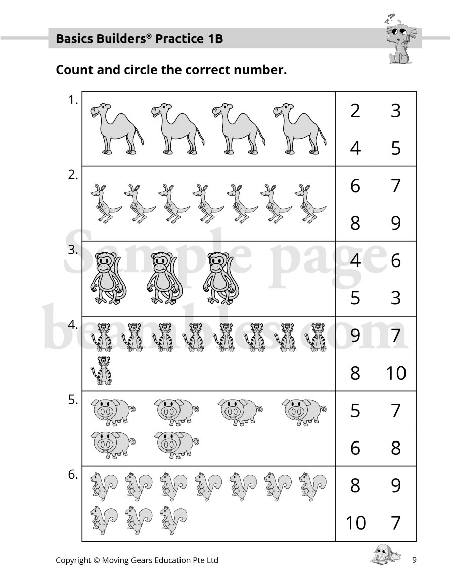 Basics Builders Mathematics Step-By-Step Practice For First Grade ...