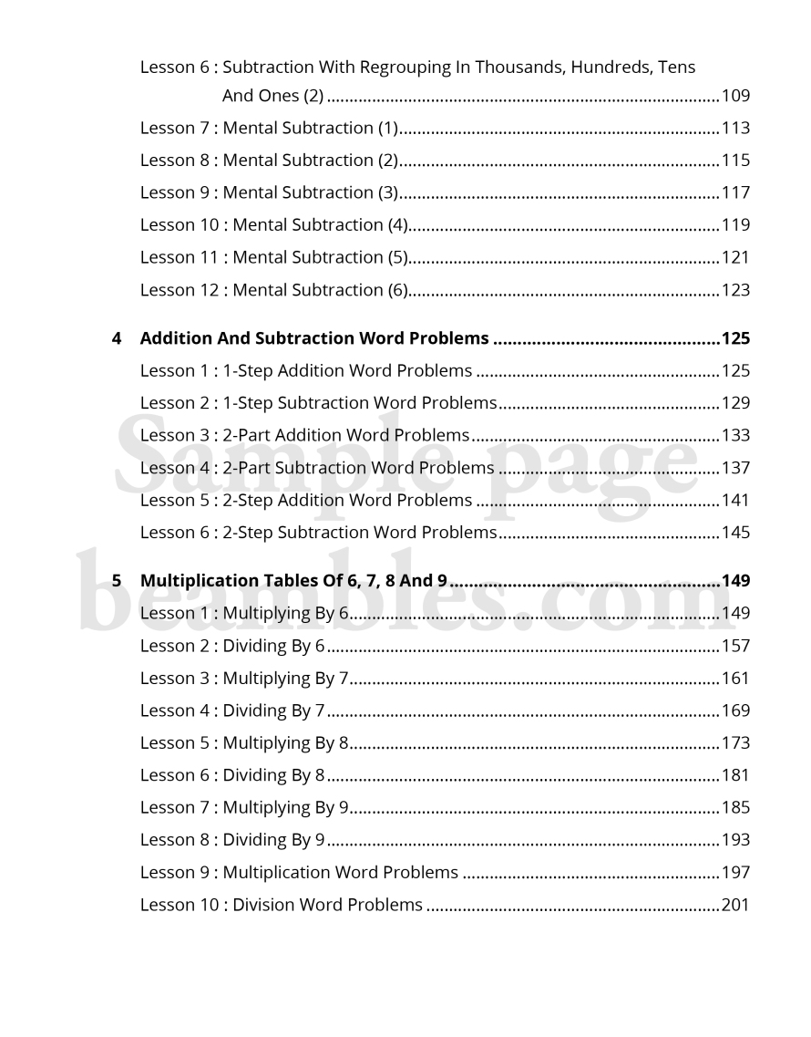 Basics Builders Mathematics Step-By-Step Practice For Third Grade ...