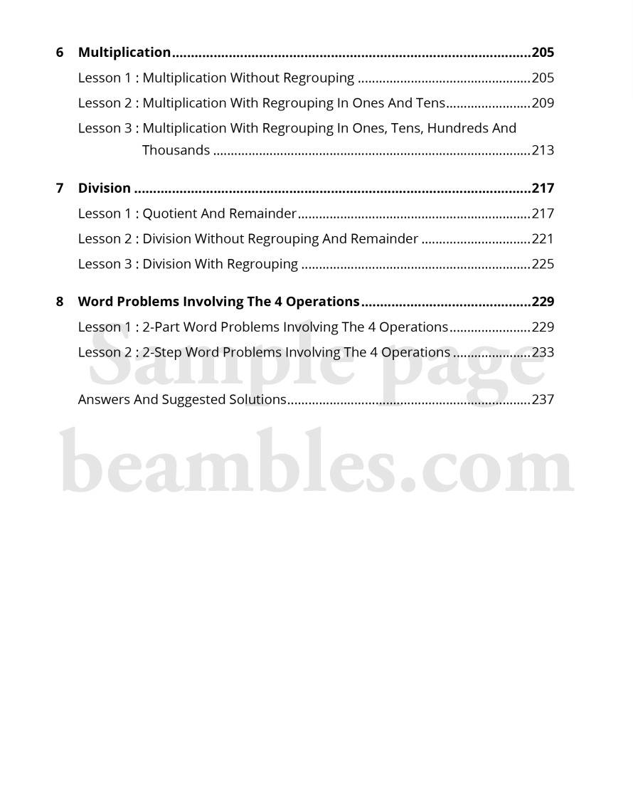 Basics Builders Mathematics Step-By-Step Practice For Third Grade ...