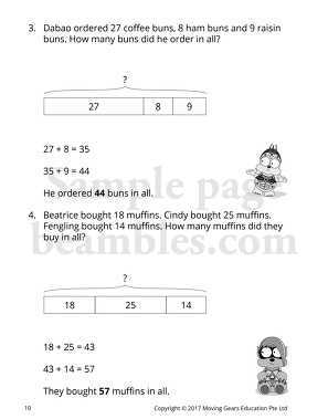 Beambles Mathematics Bar Model Method For Second Grade / Grade 2 ...