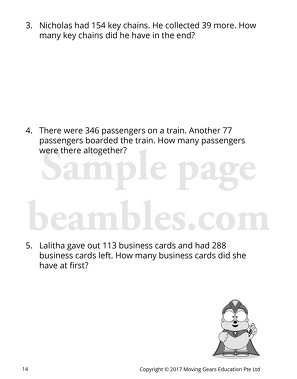 Beambles Mathematics Bar Model Method For Second Grade / Grade 2 ...